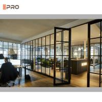 China 10mm Thick Modern Office Partitions Clear Safety Toughened Glass Tempered 1/2'' for sale
