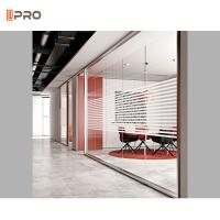 China 10mm Thick Modern Office Partitions Clear Safety Toughened Glass Tempered 1/2'' for sale