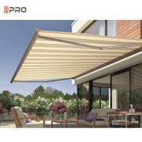 China PVC Sail Modern Aluminum Pergola For Party Retractable Cassette Awning for sale