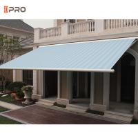 China PVC Sail Modern Aluminum Pergola For Party Retractable Cassette Awning for sale