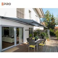 China OEM Retractable Cassette Awning With Aluminium Frame Pvc Material Waterproof for sale
