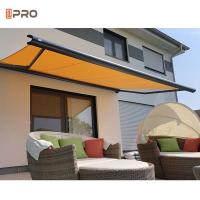 China OEM Retractable Cassette Awning With Aluminium Frame Pvc Material Waterproof for sale
