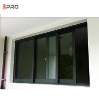 China Custom Aluminium Alloy Double Glass Sliding Window With Grill for sale