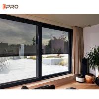 China Custom Aluminium Alloy Double Glass Sliding Window With Grill for sale