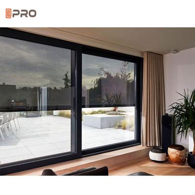 China Custom Aluminium Alloy Double Glass Sliding Window With Grill for sale