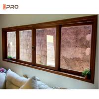 China Modern Design Customized Sliding Windows Door System Double Glass Hurricane Impact Aluminium Sliding Window for sale