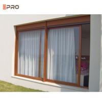 China AAMA 12mm Simple Aluminum Sliding Windows Aluminum Frame Glass Windows for sale
