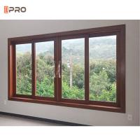 China AAMA 12mm Simple Aluminum Sliding Windows Aluminum Frame Glass Windows for sale