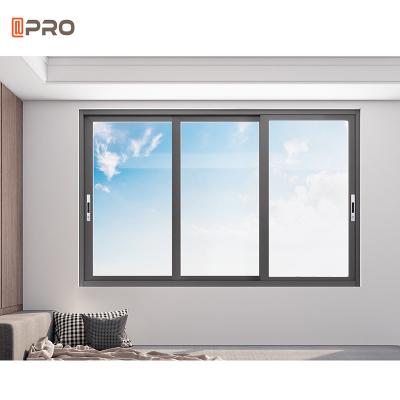 China Customized Aluminum Sliding Windows With Optional Surface Treatments for sale