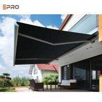 China Aluminum Folding Arm Awning Motorized Retractable Full Cassette Awning for sale