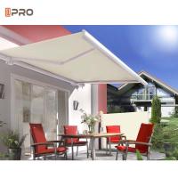 China Aluminum Folding Arm Awning Motorized Retractable Full Cassette Awning for sale