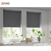 China AAMA Motorized Roller Blinds Shades Blackout Automatic Window Blinds Shades Shutters for sale