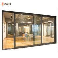 China T5 Aluminum Profile Sliding Glass Door House Gate Design Balcony Glass Sliding Door for sale
