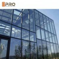 China Energy-Efficient  black  and customized Glass Curtain Walls for Offices for sale
