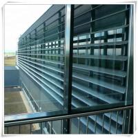 China Customized Aluminium Sun Shade Louvres Exterior Aerofoil Louver Sun Shading for sale