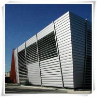 China Customized Aluminium Sun Shade Louvres Exterior Aerofoil Louver Sun Shading for sale