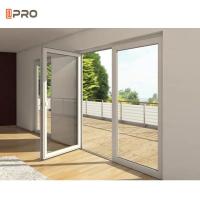 China Double Glazed Aluminium Glass Hinged Door Garden Door Exterior Anti-noise Hinges Door for sale