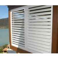 China European Aluminium Louver Window Movable Louvers Plantation Shutter Parts for sale