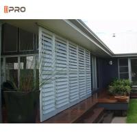 China European Aluminium Louver Window Movable Louvers Plantation Shutter Parts for sale