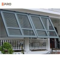 China European Aluminium Louver Window Movable Louvers Plantation Shutter Parts for sale