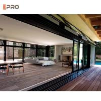 China Soft Close Aluminum Sliding Glass Doors Damper Waterproof for sale
