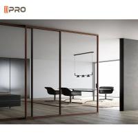 China Safe Aluminium Sliding Glass Doors Double Commercial Water Proof Tempered As2047 for sale
