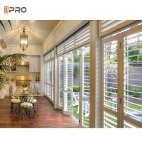 China Hollow Blind Shutter Aluminium Louver Window Metal Thermal Break Villa Louver Shutter Window for sale