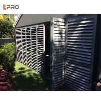 China Hollow Blind Shutter Aluminium Louver Window Metal Thermal Break Villa Louver Shutter Window for sale