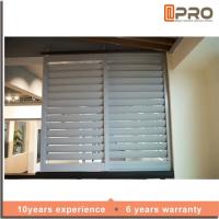 China Electrical Exterior Aluminum Louver Shutter Window Adjustable Shades Sliding Louver Sun Window for sale