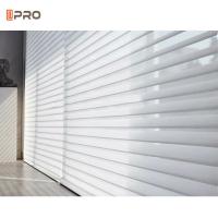 China Horizontal Aluminum Louver Window Glass Slats Rain Closet Door Aluminum Shutters for sale