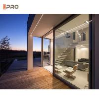 China Customized Balcony Patio Aluminum Sliding Glass Doors System Powder Coating for sale