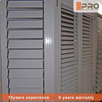 China Fashionable Aluminum Shutter Window Ventilation Aluminum Extrusion Fixed Louver Window for sale