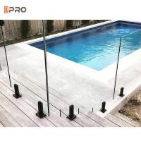 China Decorative Garden Fencing Aluminum Balustrade U Channel Glass Railing System Glass Handrail Balcony for sale