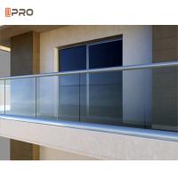 China Eco Friendly Aluminum Balustrade Indoor Stair Railings Stainless Post For Glass Railing Parts for sale