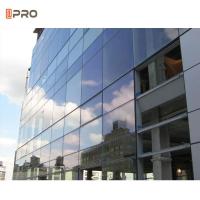 China Durable blue and black  Glass Curtain Walls for High-Rise Buildings for sale