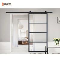 China Interior Sliding Barn Doors Brush Seal Boat Mesh Security Aluminum Glass Sliding Door for sale