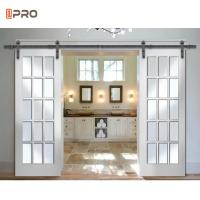 China Interior Sliding Barn Doors Brush Seal Boat Mesh Security Aluminum Glass Sliding Door for sale