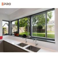 China AAMA 12mm Simple Aluminum Sliding Windows Aluminum Frame Glass Windows for sale