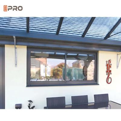 China Easy Installation Double Glazed Aluminum Sliding Windows For Enhanced Soundproofing for sale