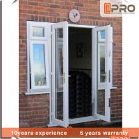 China Huge Modern Black White Aluminium Hinged Doors Profession Security Doors For Home for sale