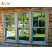 China Customized Aluminum Sash Windows French Design Accordion Single Double Hung Window for sale