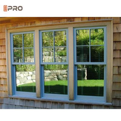 China Customized Aluminum Sash Windows French Design Accordion Single Double Hung Window for sale