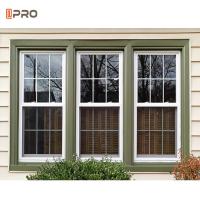 China Customized Aluminum Sash Windows French Design Accordion Single Double Hung Window for sale