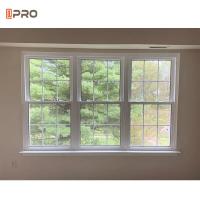 China Customized Aluminum Sash Windows French Design Accordion Single Double Hung Window for sale