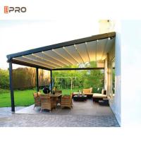 China Retractable Modern Aluminum Pergola Garden Gazebos For Luxury Sunrooms for sale