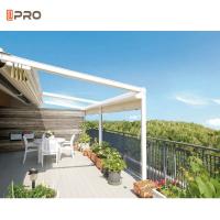China Retractable Modern Aluminum Pergola Garden Gazebos For Luxury Sunrooms for sale