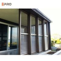 China Outdoor Ventilation Fixed Blade Aluminium Louver Window Door Fade Resistant for sale