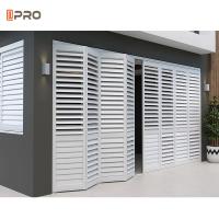China Outdoor Ventilation Fixed Blade Aluminium Louver Window Door Fade Resistant for sale