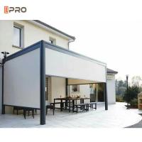 China Windproof Day And Night Roller Blinds Outdoor Motorized Tubular Motor for sale