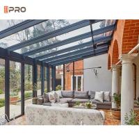 China Luxury Conservatory Laminated Glass Sunroom Garden Veranda Aluminum Glass Sun Room for sale